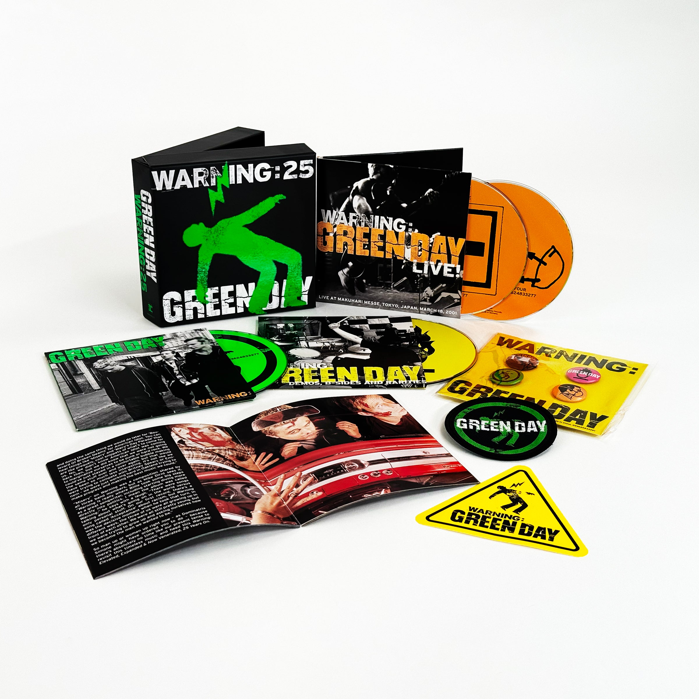 Warning 25th Anniversary Deluxe Edition CD | Green Day – Maniacs Store