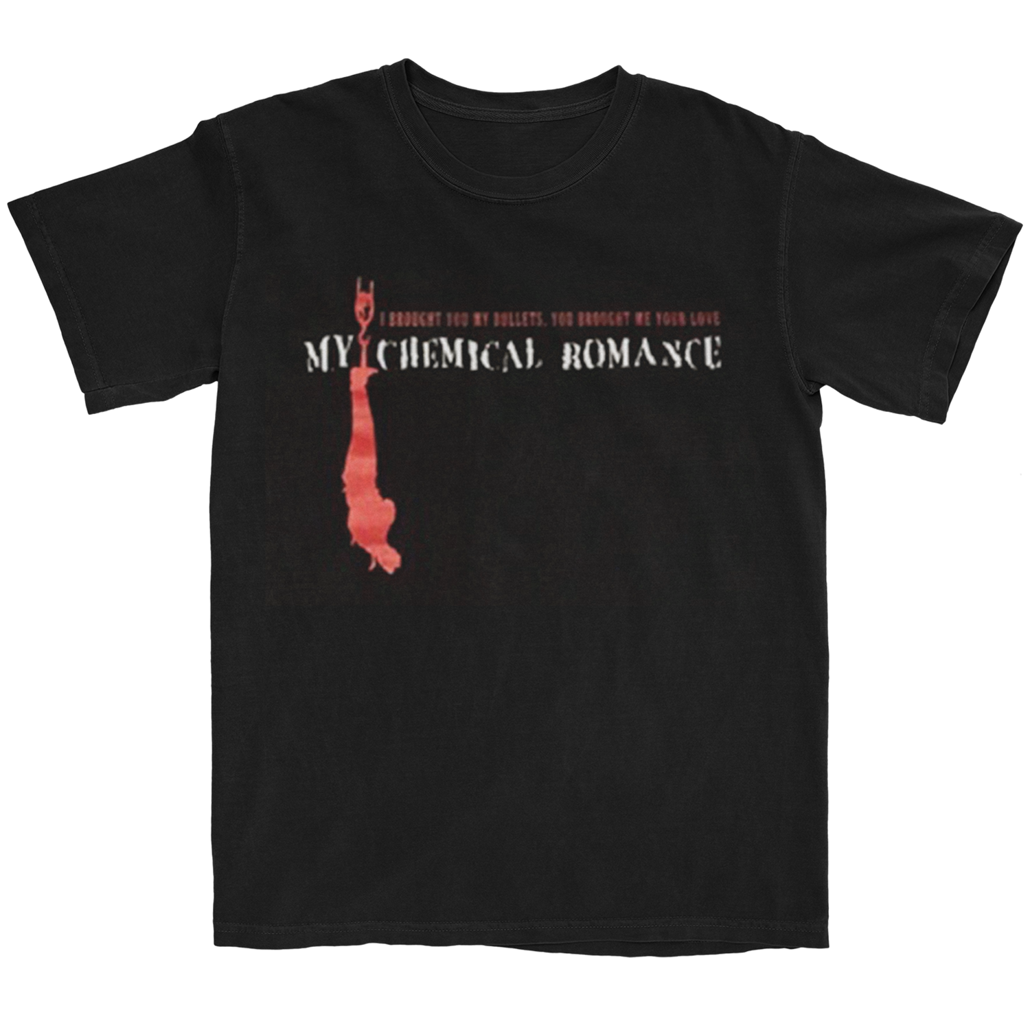Bullets Hanging T-Shirt | My Chemical Romance – Maniacs Store
